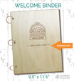 AirBNB Welcome Book Binder, Mountains, Icon, Personalized Vacation Hom ...